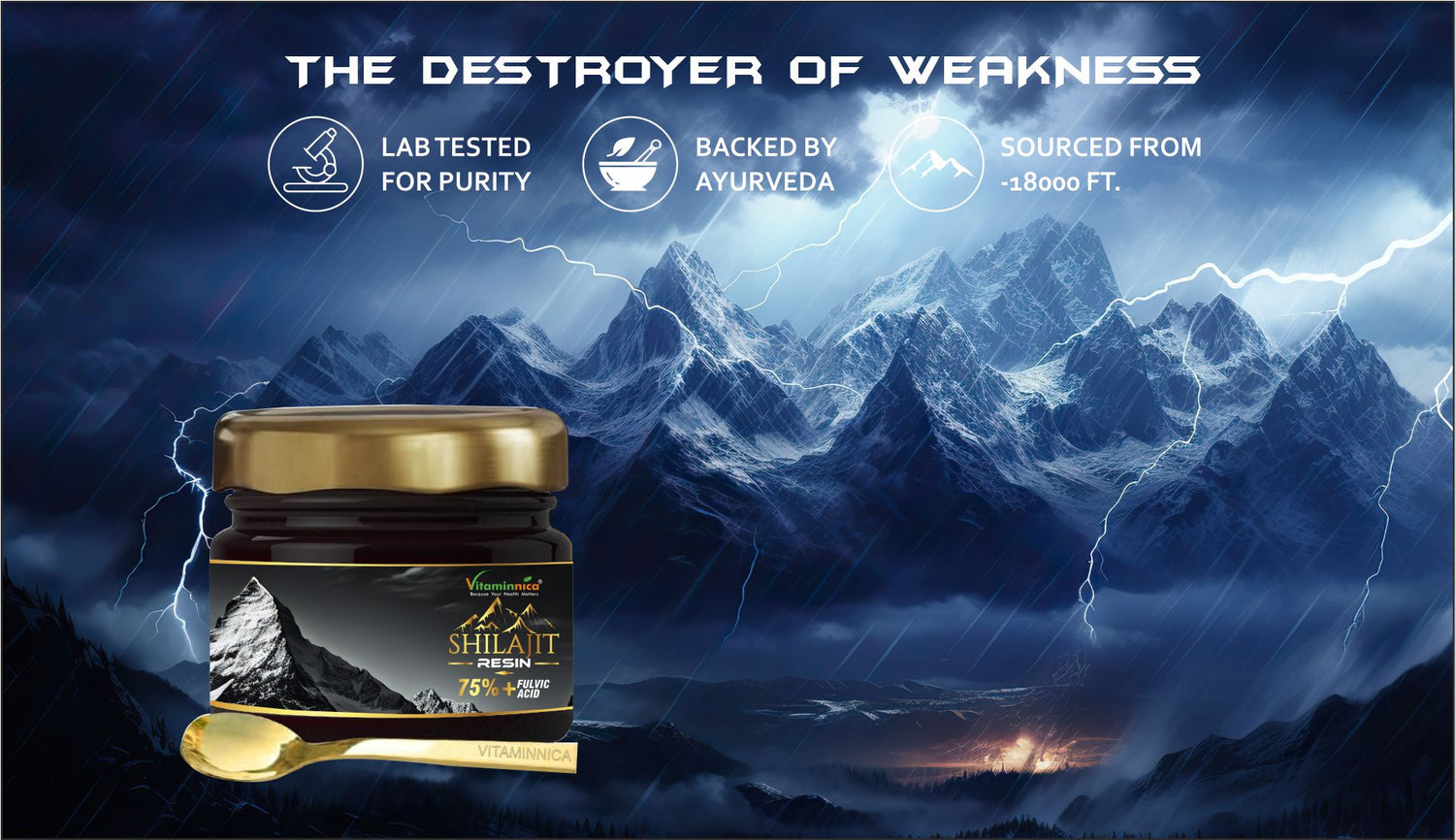 Discover the Power of Pure Himalayan Shilajit – Vitaminnica Healthcare