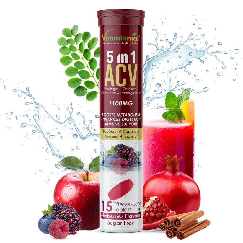 Vitaminnica ACV Moringa 5-in-1- 15 Effervescent Tablets – Ultimate Det ...