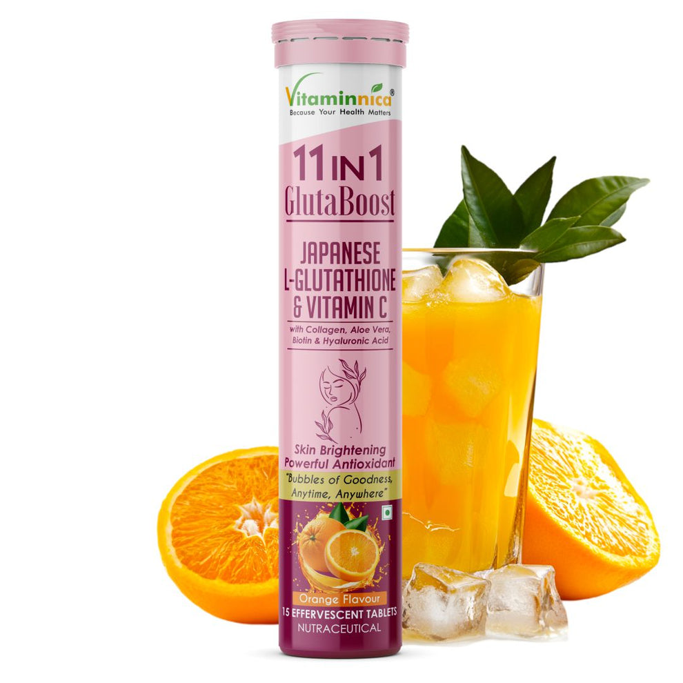 Vitaminnica Gluta Boost 11-in-1 Effervescent Tablets | Japanese L-Glut ...