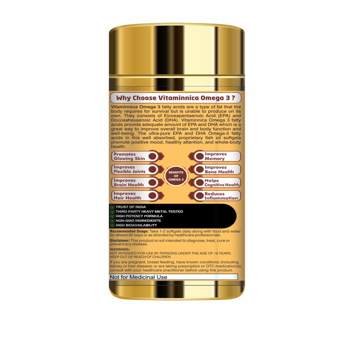 Omega 3 softgel Online in India | Vitaminnica – Vitaminnica Healthcare